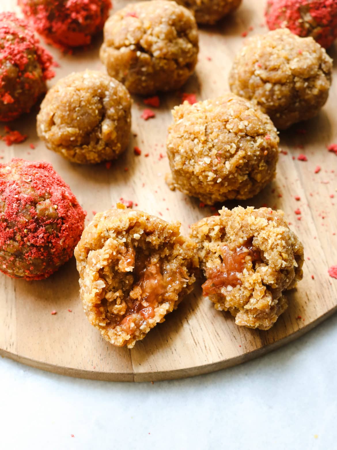 PB&J Energy Bites (Gluten Free, Vegan) - From My Bowl