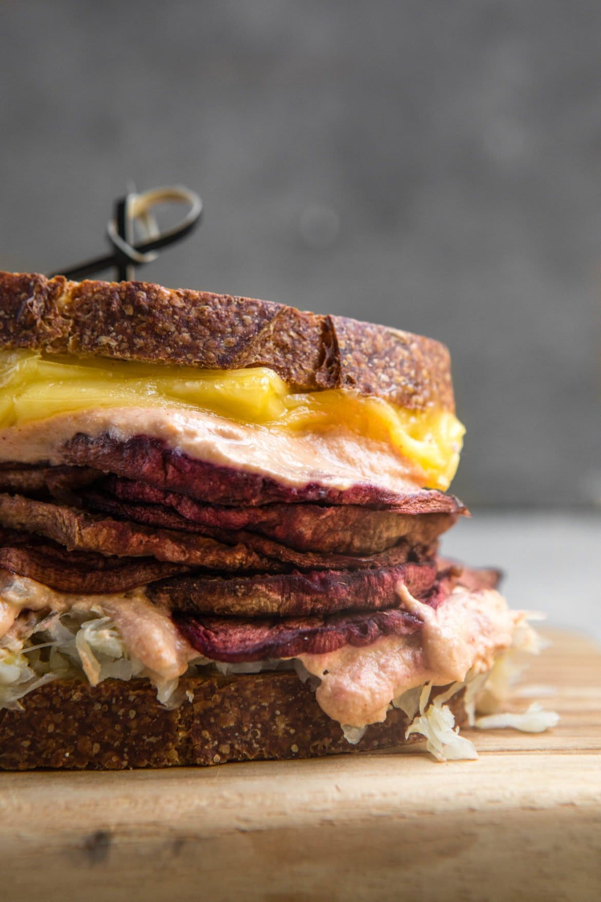 Vegan Eggplant Reuben Sandwich (Gluten Free) - From My Bowl