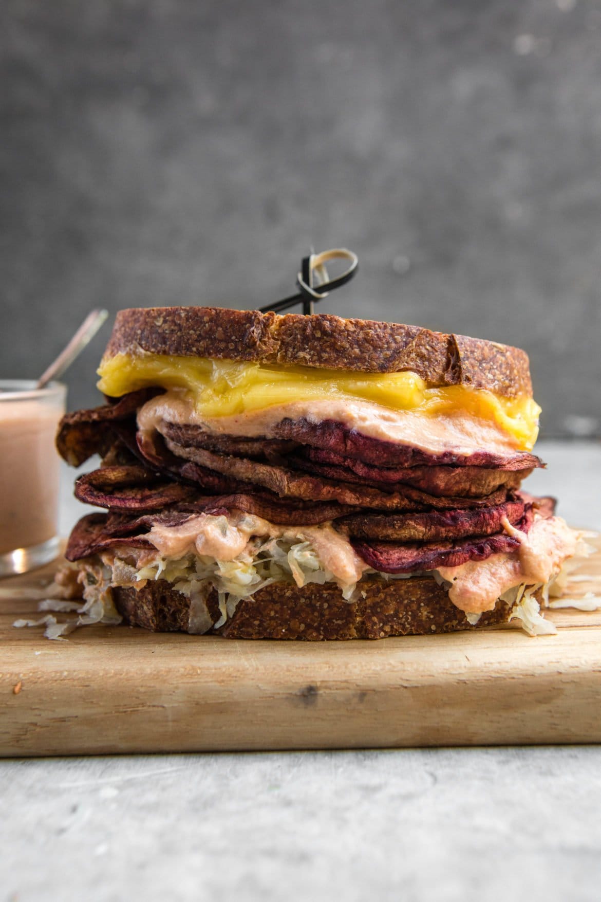 Vegan Eggplant Reuben Sandwich (Gluten Free) - From My Bowl