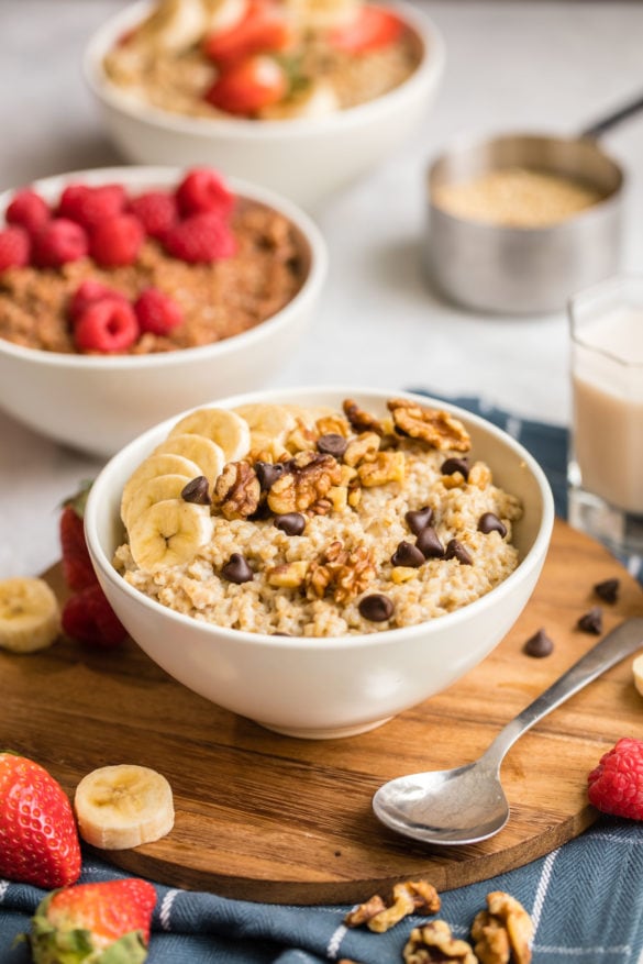Instant Pot Steel Cut Oatmeal (+ Flavor Ideas!) - From My Bowl