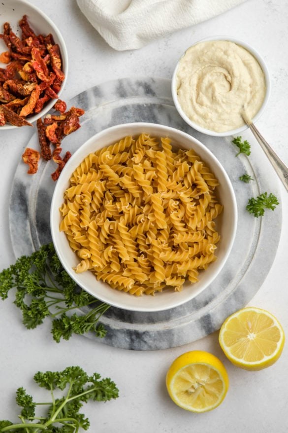 5 Ingredient Hummus Pasta (in One Pot!) - From My Bowl