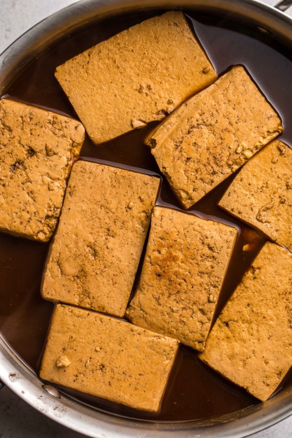 Chinese Five Spice Braised Tofu - From My Bowl