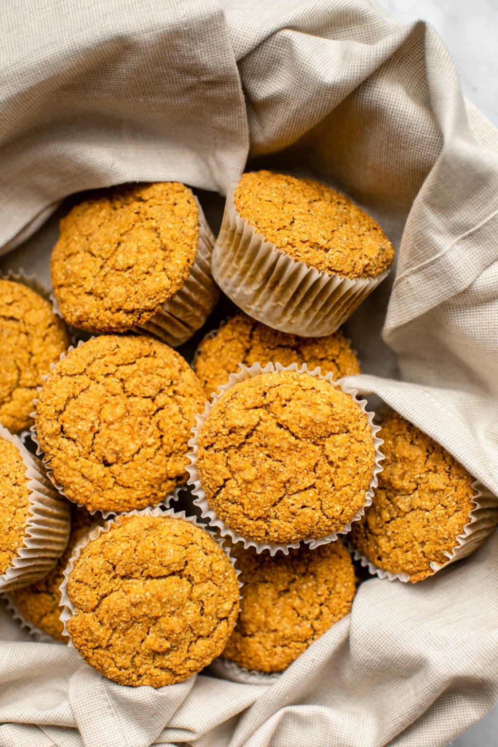Pumpkin Cornbread Muffins | Vegan & Gluten-Free - From My Bowl