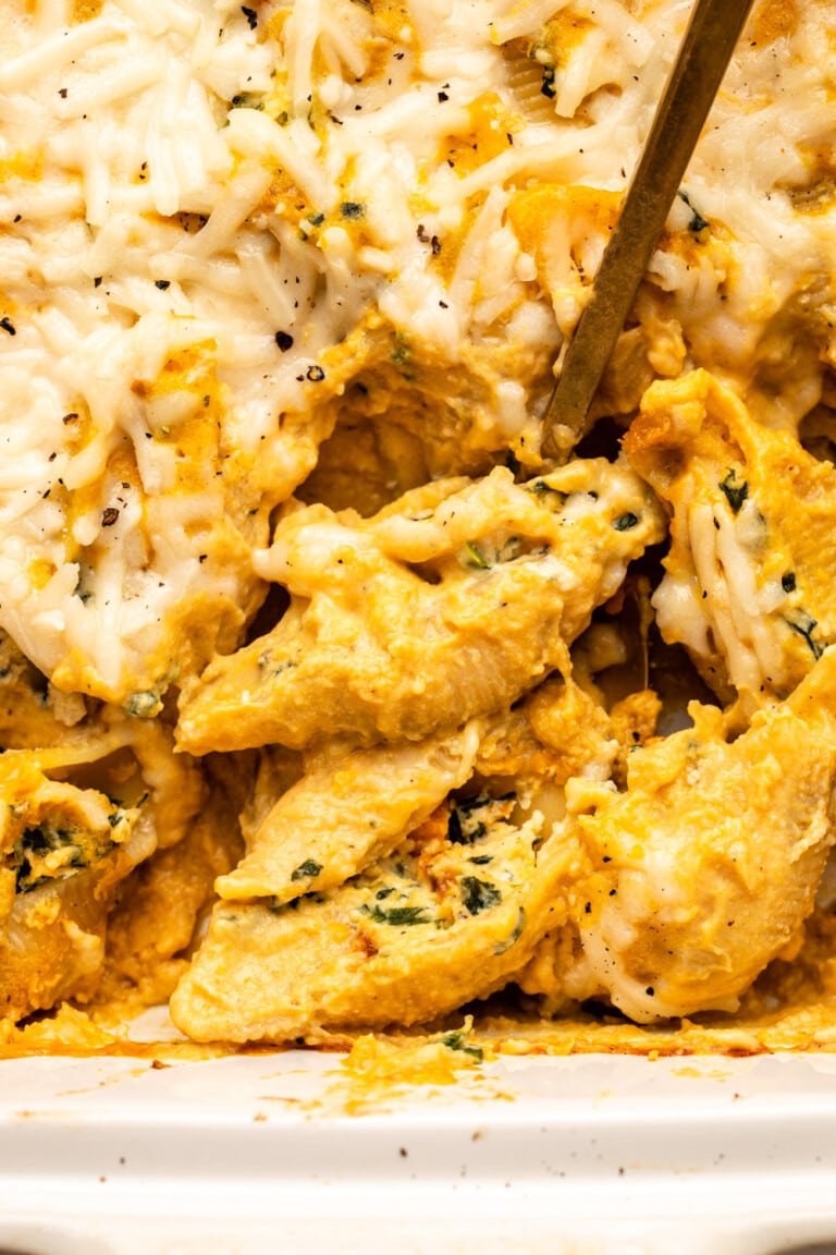 Butternut Squash Stuffed Shells - From My Bowl