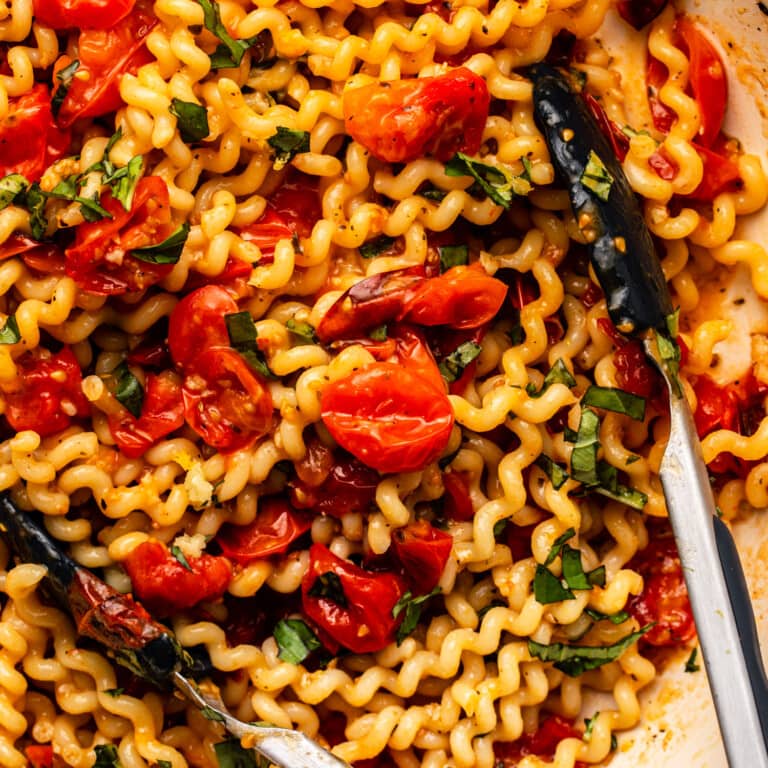 Roasted Cherry Tomato Pasta with Gremolata - From My Bowl