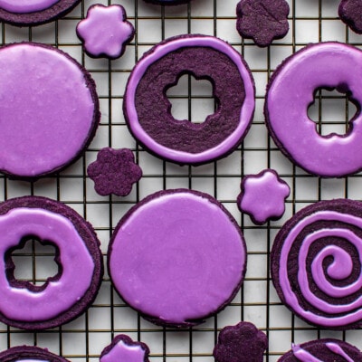 Ube Sugar Cookies - From My Bowl