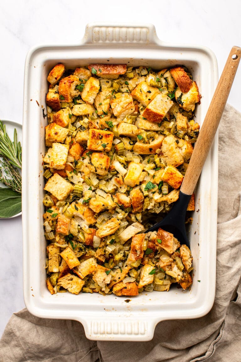 Classic Vegan Stuffing - From My Bowl