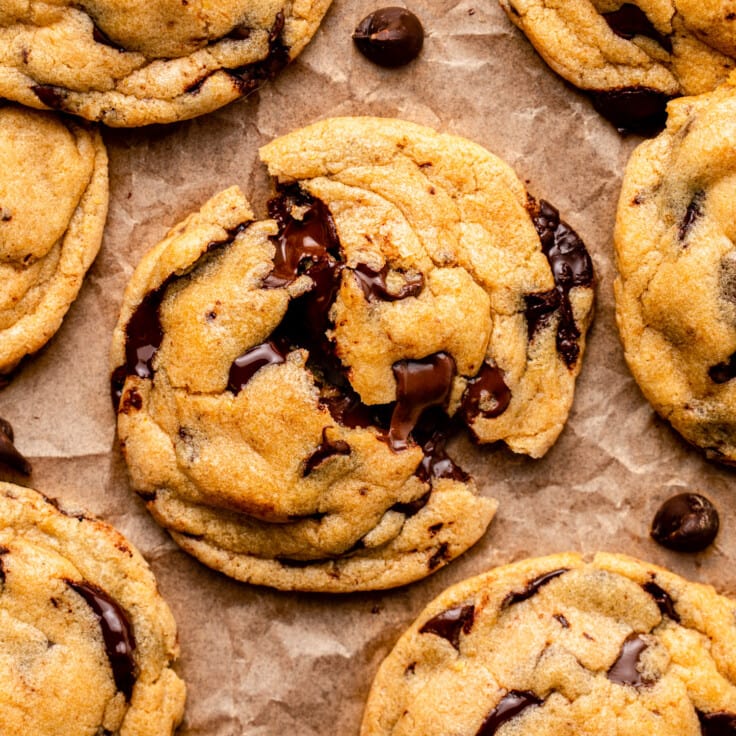 Perfect Vegan Chocolate Chip Cookies - From My Bowl