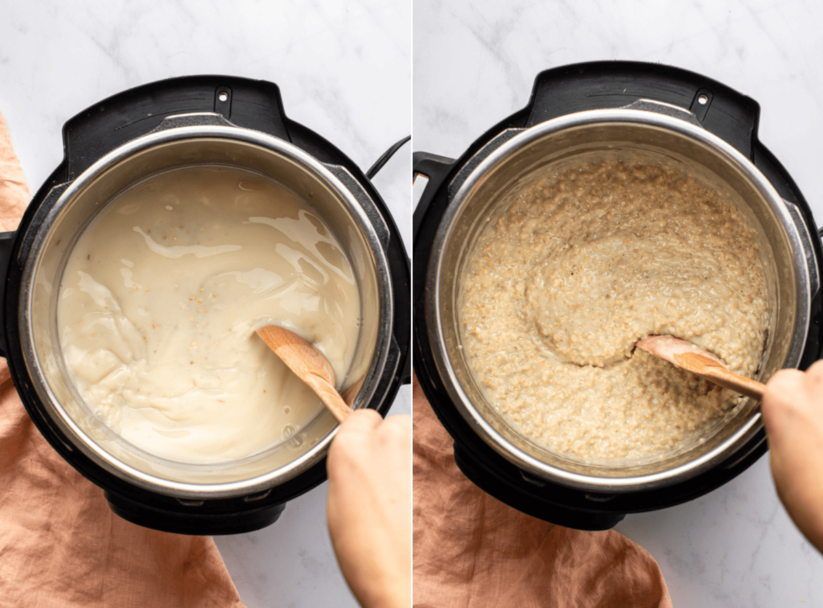 Instant Pot Steel Cut Oats - From My Bowl