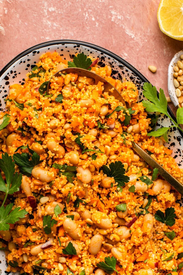 White Bean Carrot Couscous Salad - From My Bowl