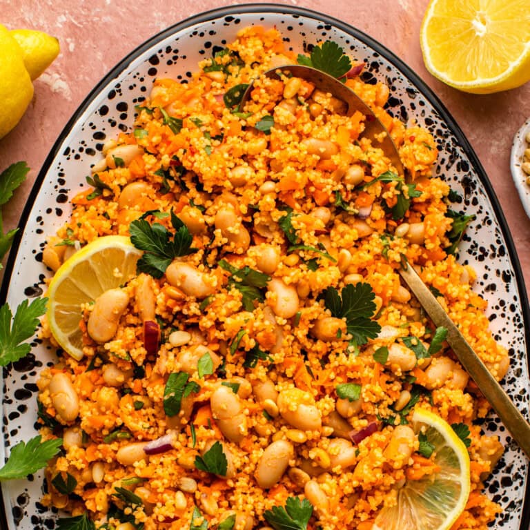 White Bean Carrot Couscous Salad - From My Bowl
