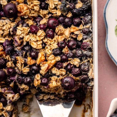 Blueberry Baked Oatmeal - From My Bowl