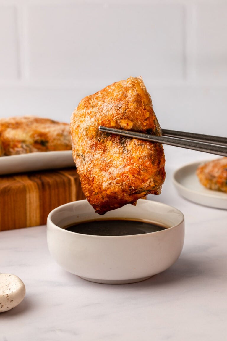 Crispy Kimchi Rice Paper Dumplings - From My Bowl