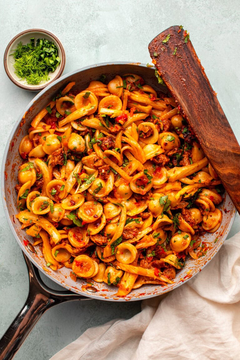 Spicy Sausage Fennel Pasta - From My Bowl