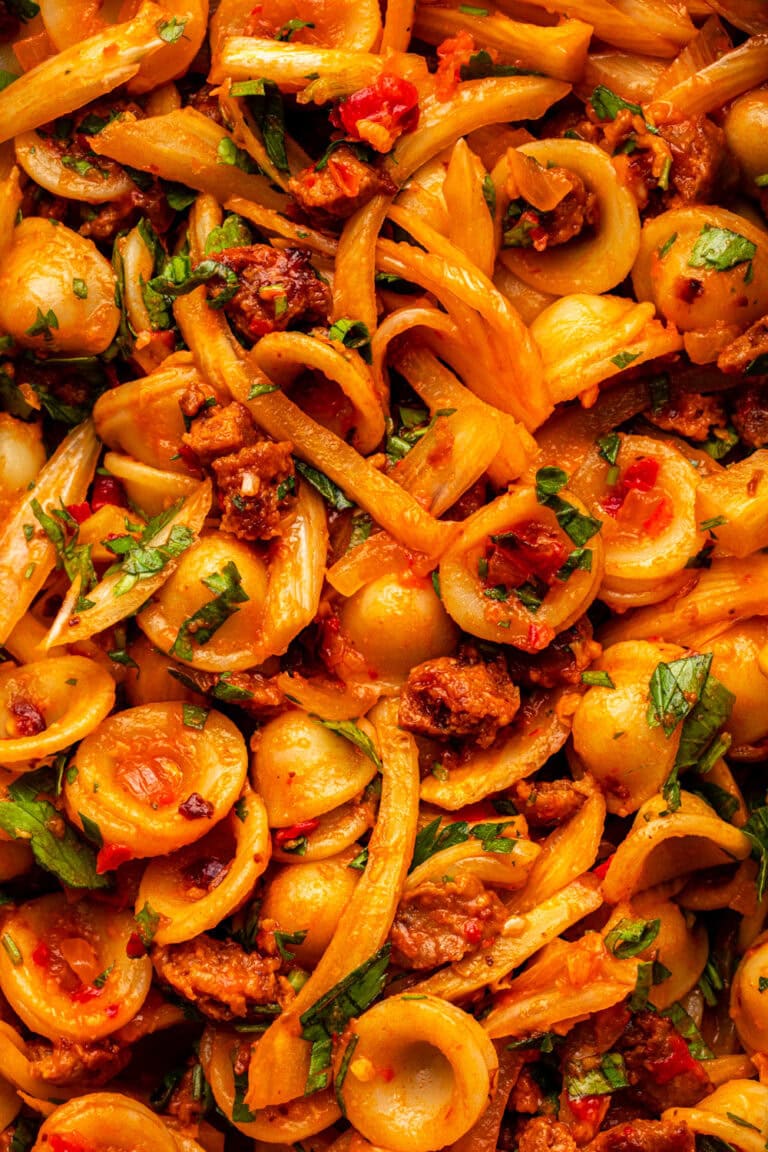 Spicy Sausage Fennel Pasta - From My Bowl