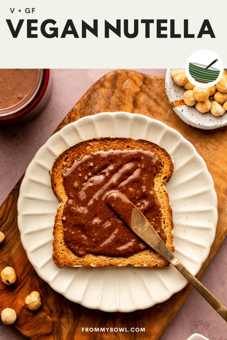 Vegan Nutella Recipe - From My Bowl