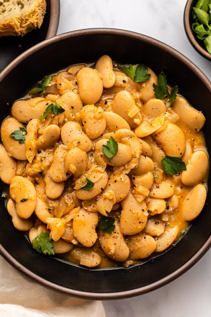 Easy Butter Beans Recipe - From My Bowl