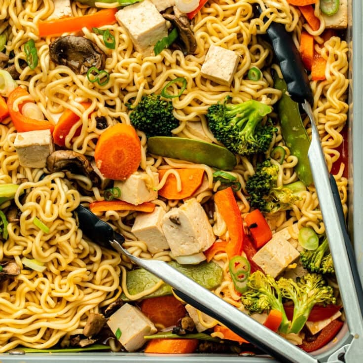 Veggie Ramen Casserole (Dump & Bake) - From My Bowl