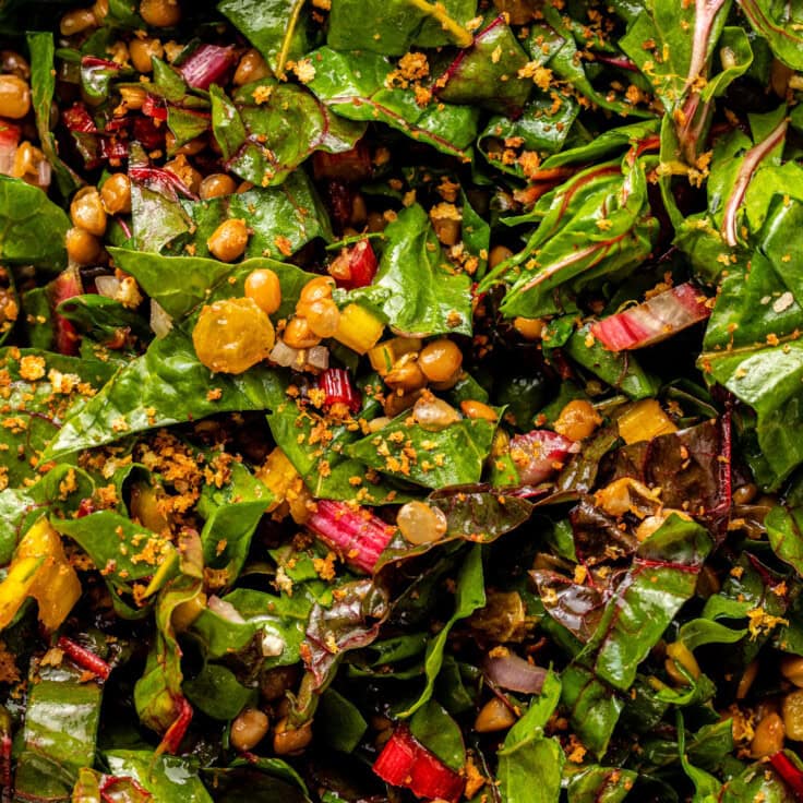 Swiss Chard Salad - From My Bowl