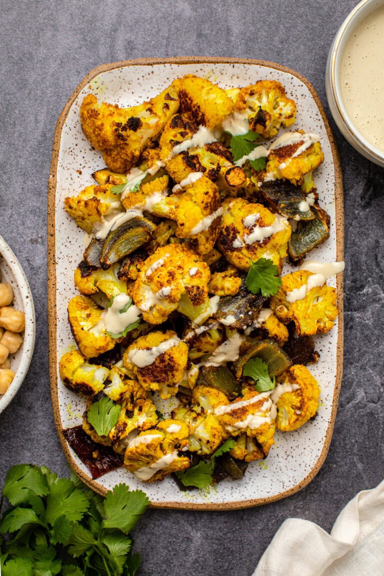 Roasted Curry Cauliflower Recipe - From My Bowl